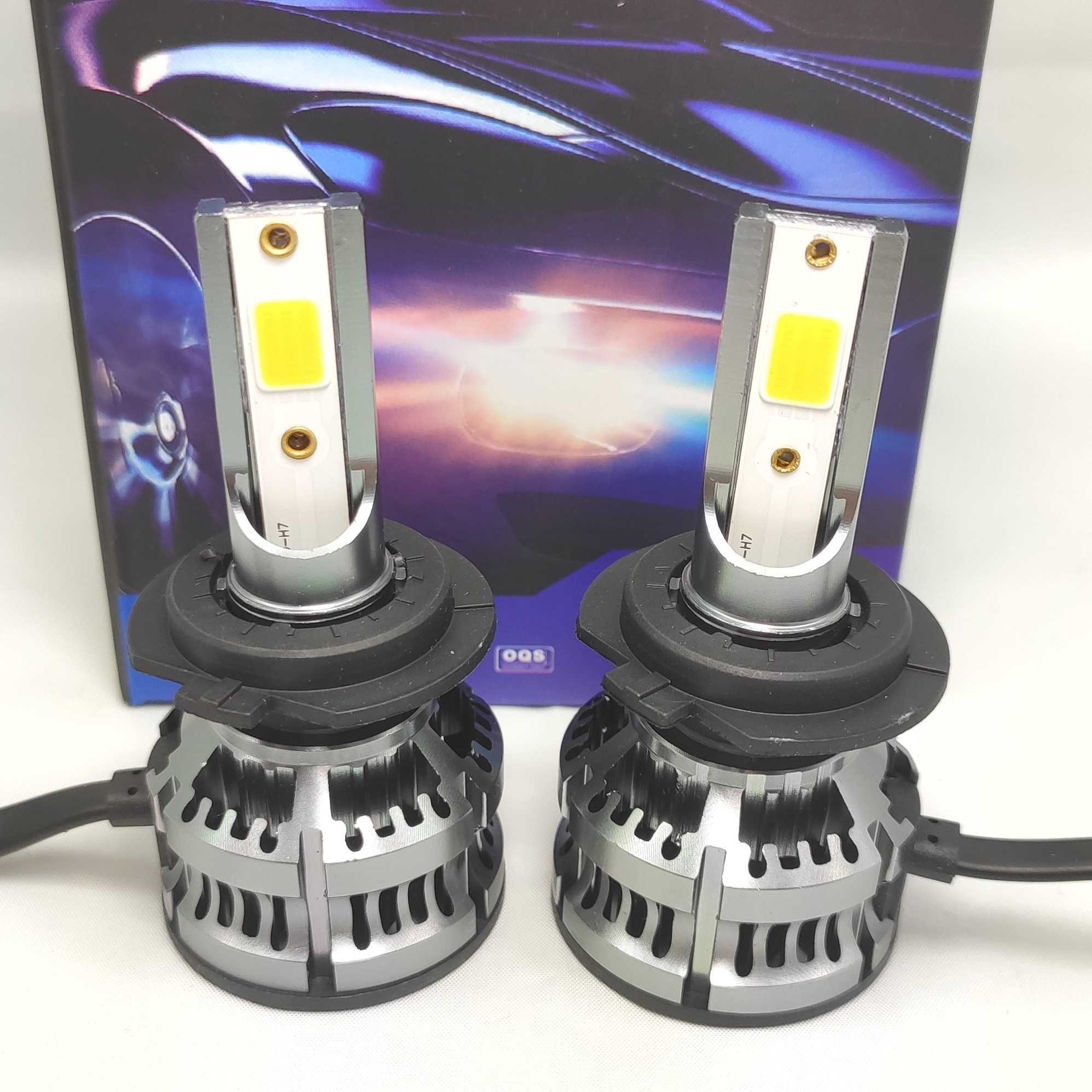 LED F2 Plus autožárovka H7 8000K 16000lm 2x40W 2xLED COB - sada 2ks ...